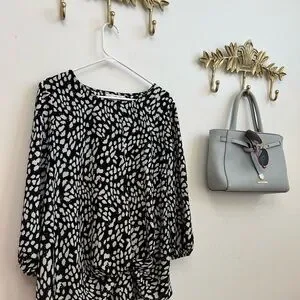 Counterparts | Tops | Boutique Knot Tie Blouse Xl Ptp 24 | Poshmark